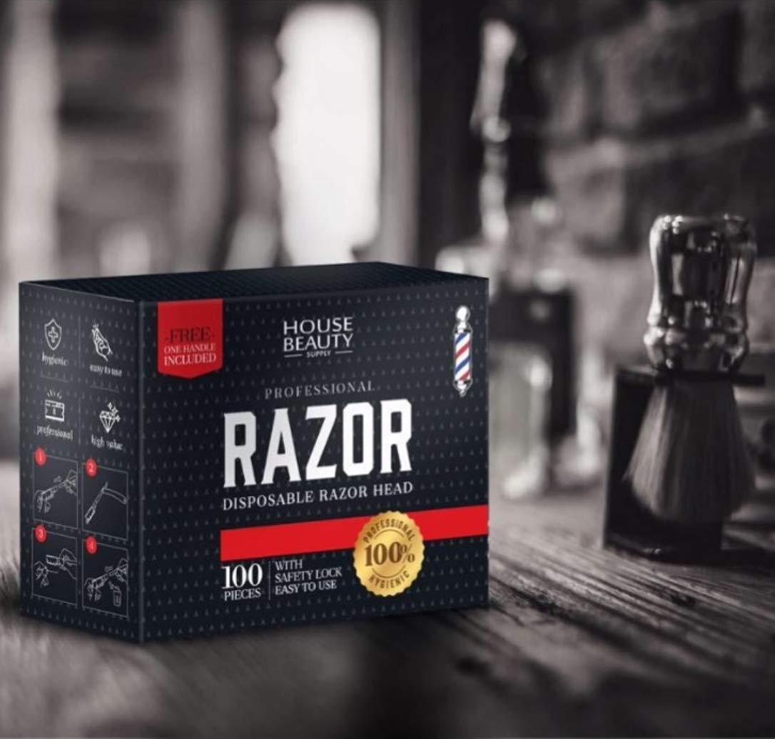 Amazon.com: HBS Disposable Razor Heads, With Safety-Lock For ...