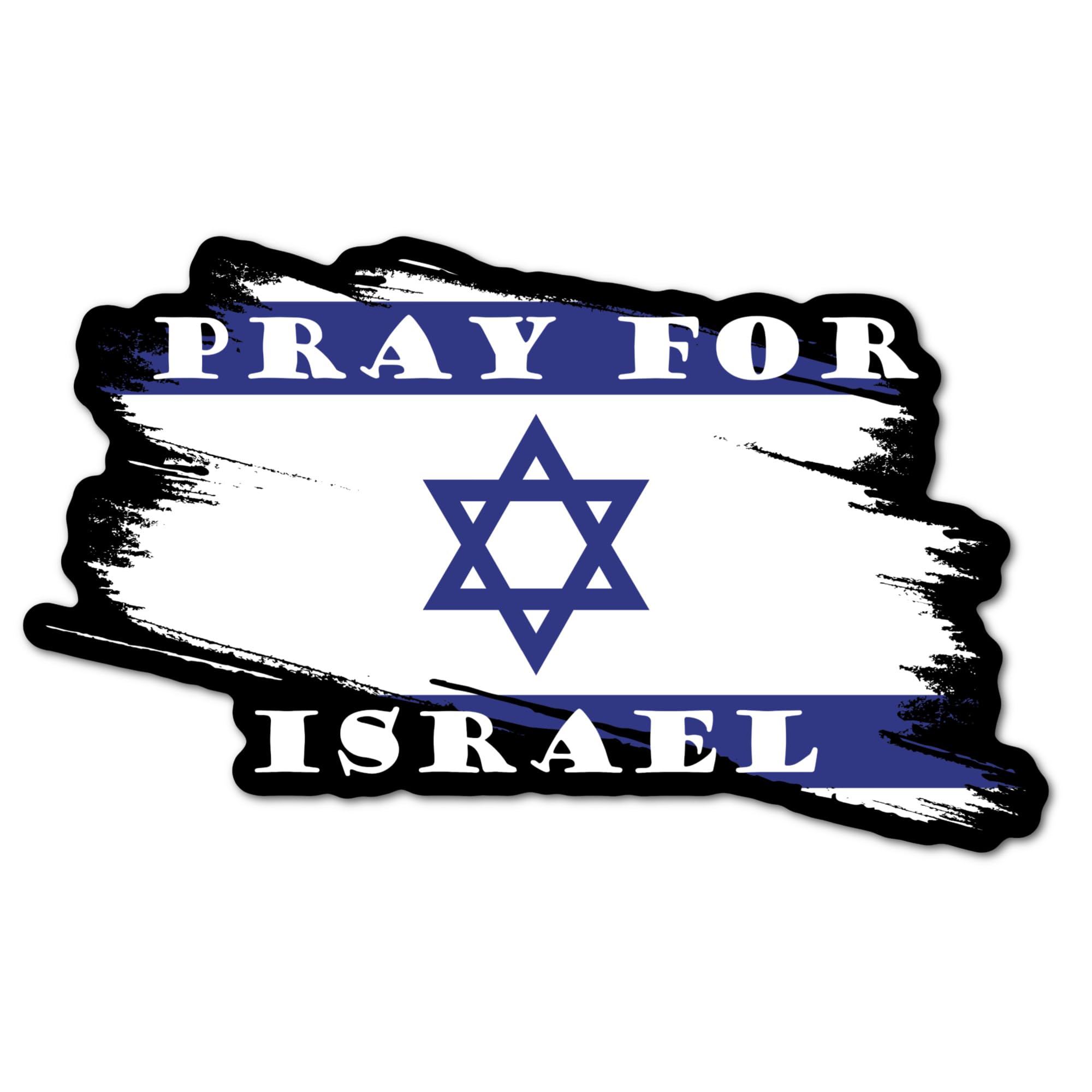 Amazon.com: Pray for Israel Sticker Support Israel Decal Stand by ...