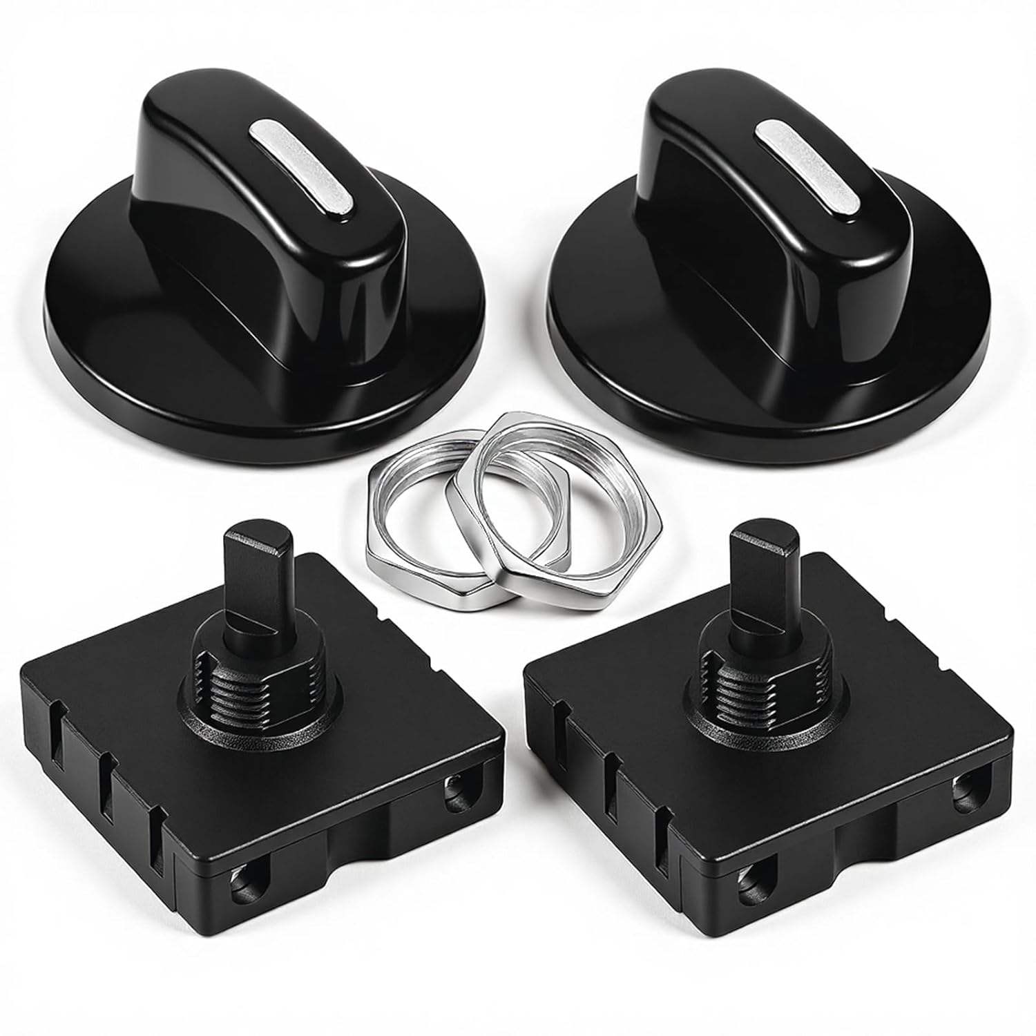 2PCS Rotary Switch 4 Position 3 Speed 13A-125V/10A-250V Heater Rotary ...