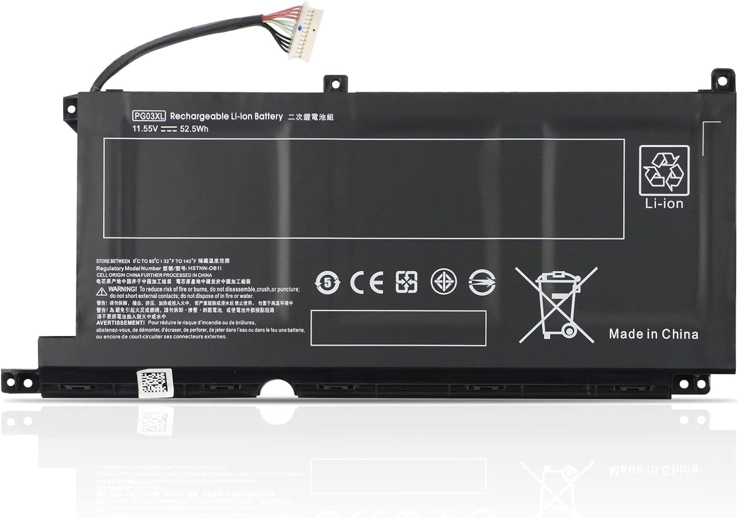 Wefly PG03XL Laptop Battery Compatible for HP Pavilion Gaming 15-DK000 ...