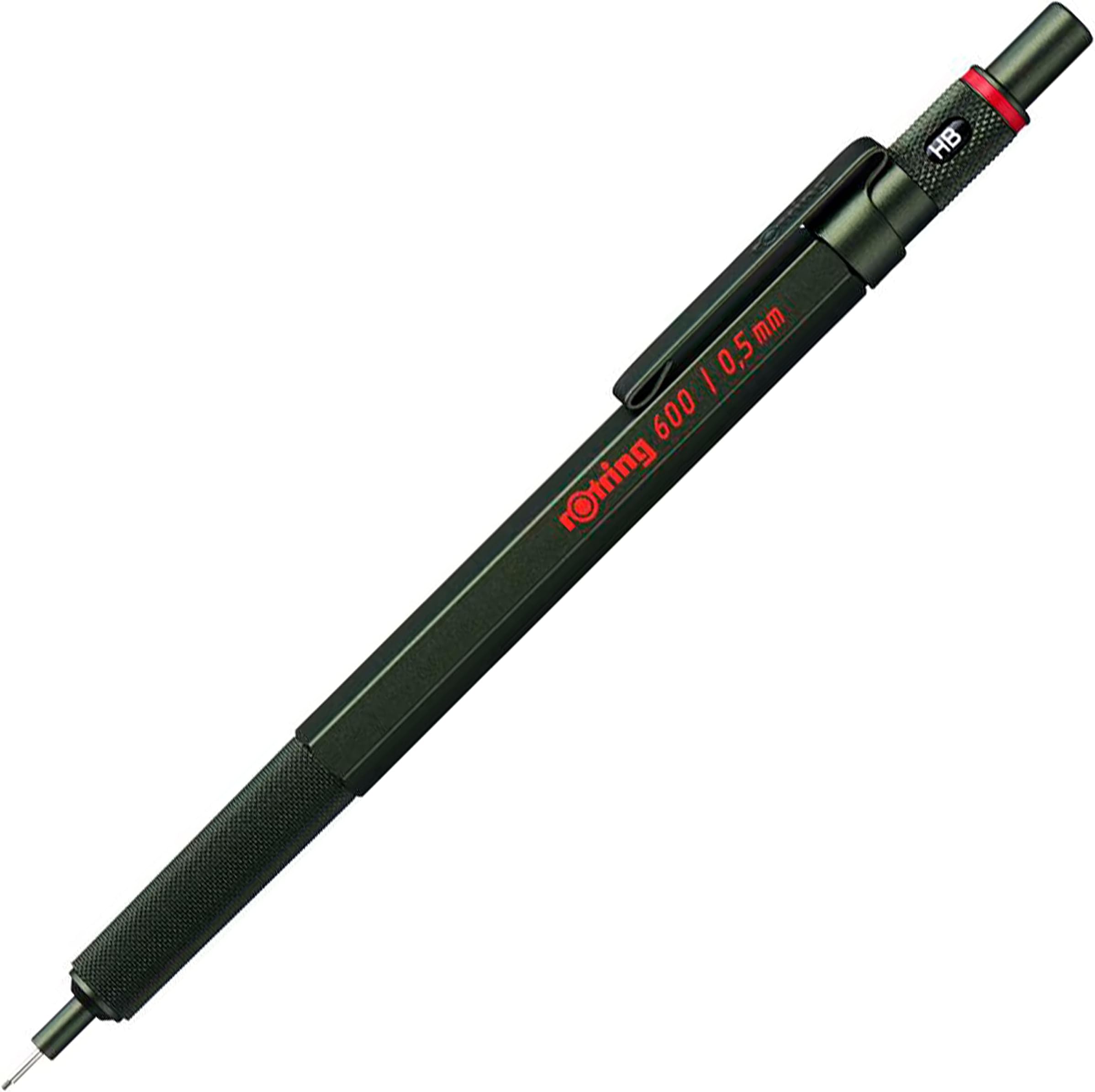 rOtring 600 mechanical pencil | HB 0.5 mm | Green All-Metal Body ...