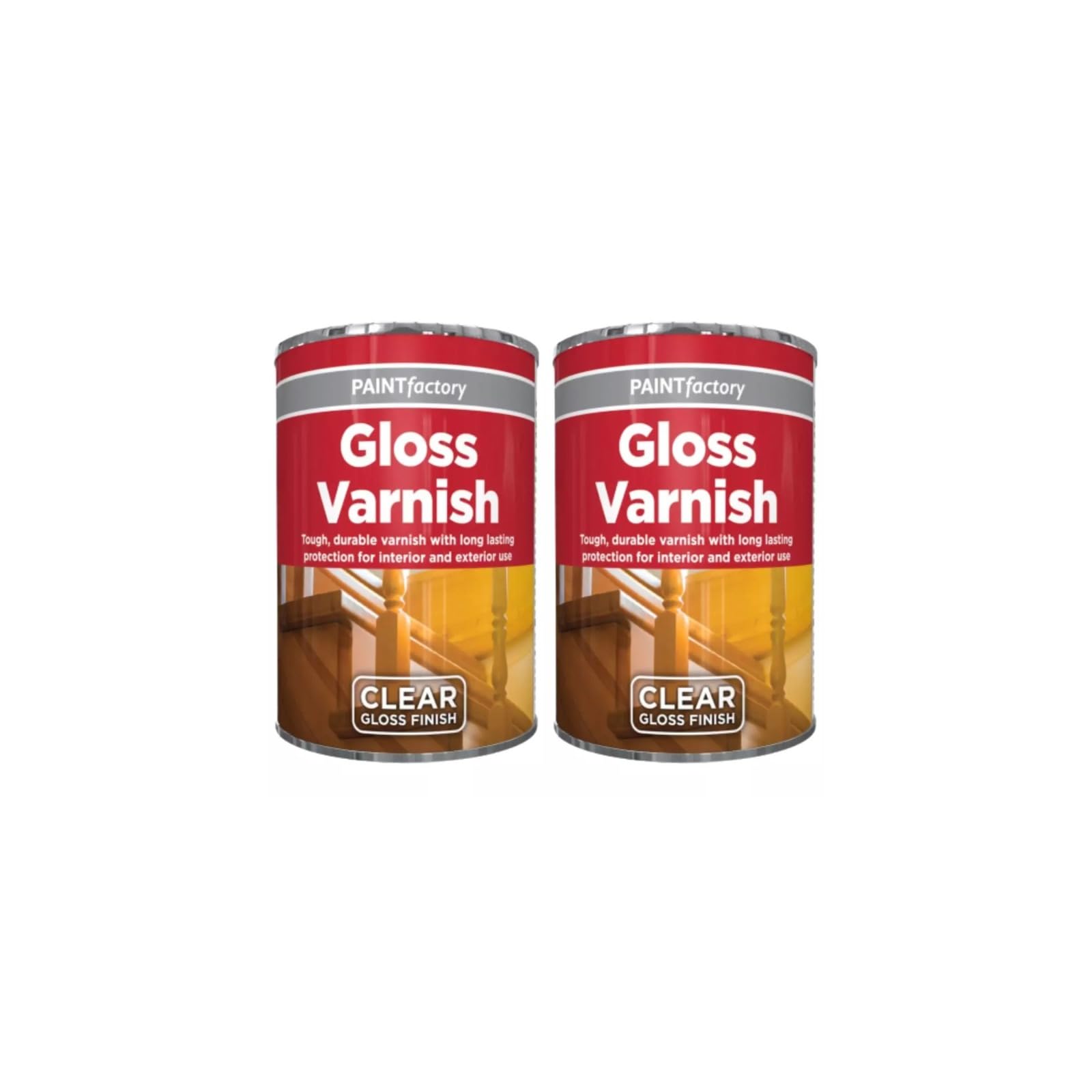 YSAMAX Clear Gloss Varnish Tin Paint, Durable and Weather-Resistant ...