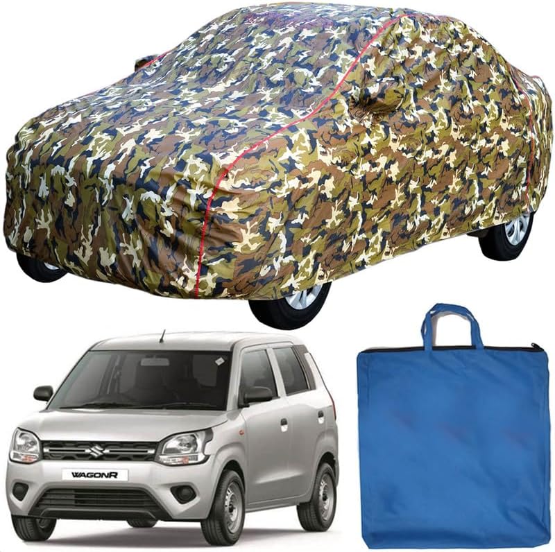 Auto Apex 100% Waterproof Triple Coated Military Color Car Body Cover ...