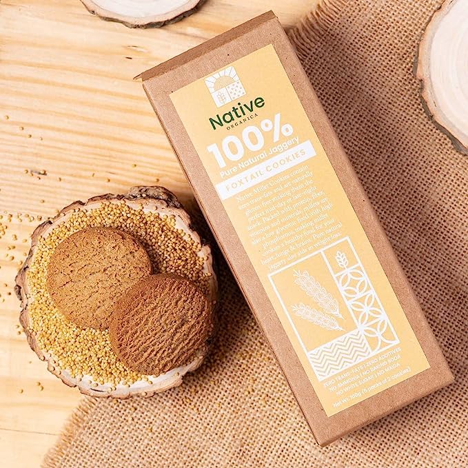 Native Organica "Deliciously Nutritious Millet Cookies (200Gm ...
