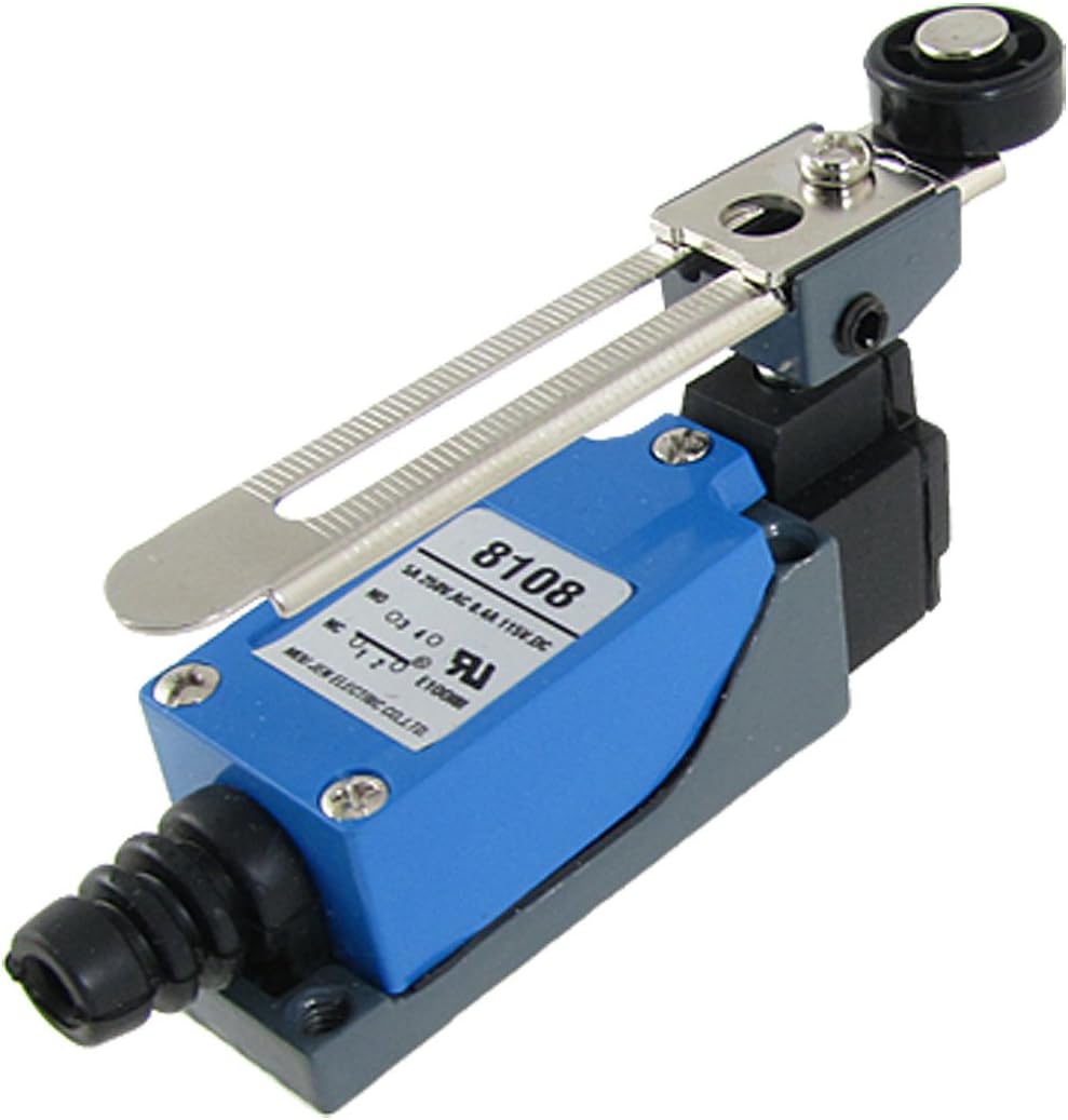 uxcell sourcing map Rotary Adjustable Roller Lever Arm Limit Switch for ...