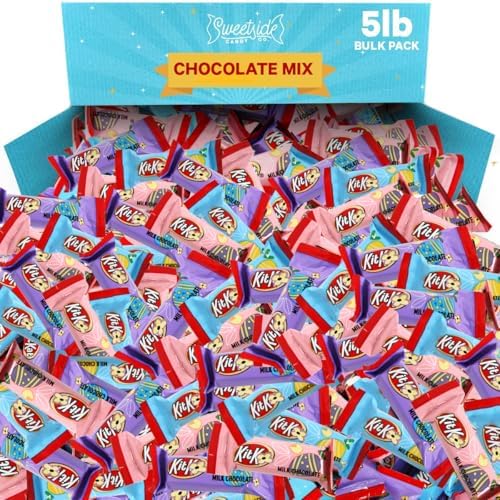 Amazon.com: Chocolate Candy - 5lb Bulk Bag of Individually Wrapped ...