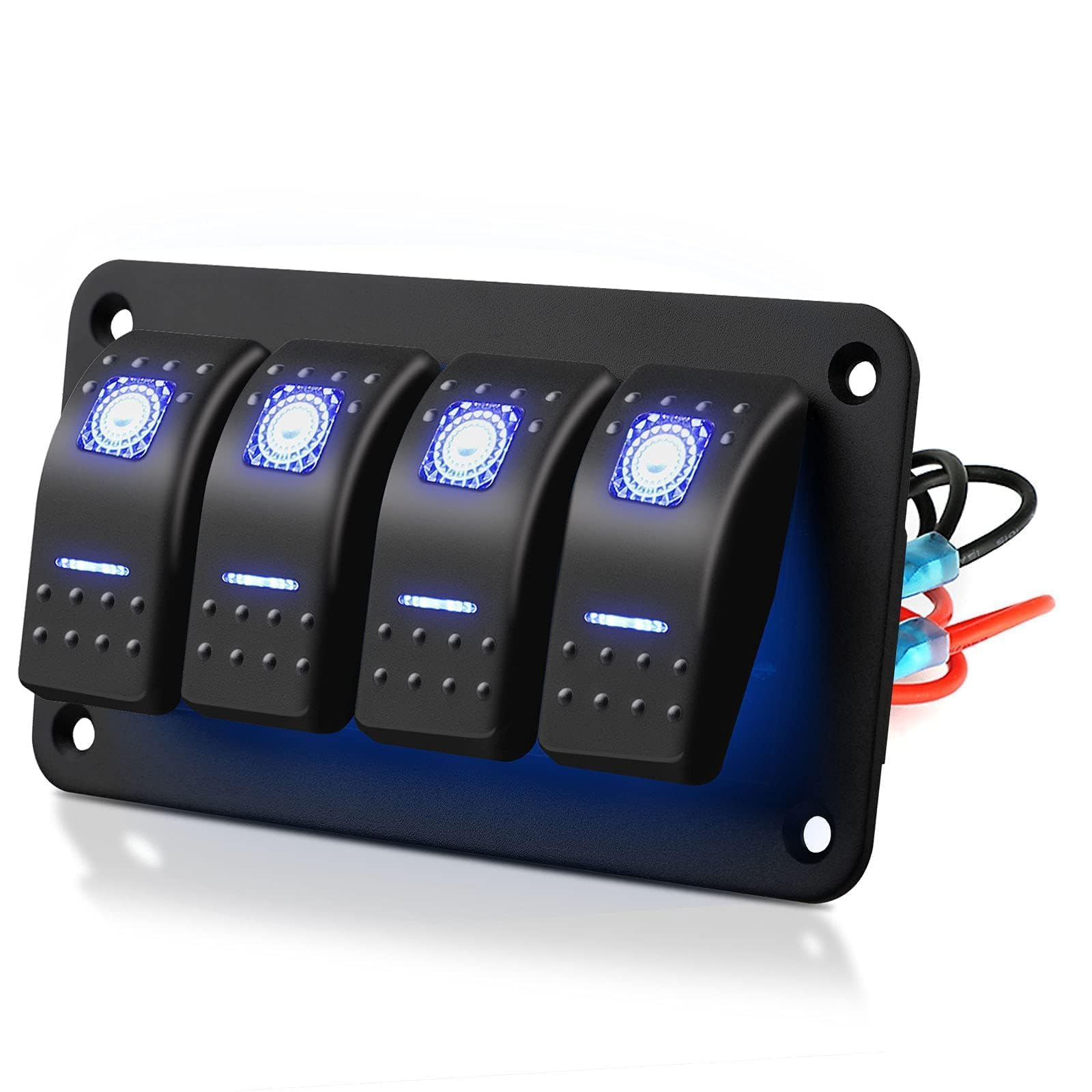 12v Rocker Switches For Boats 4 Pin 250v 12v Rocker Switch Illuminated