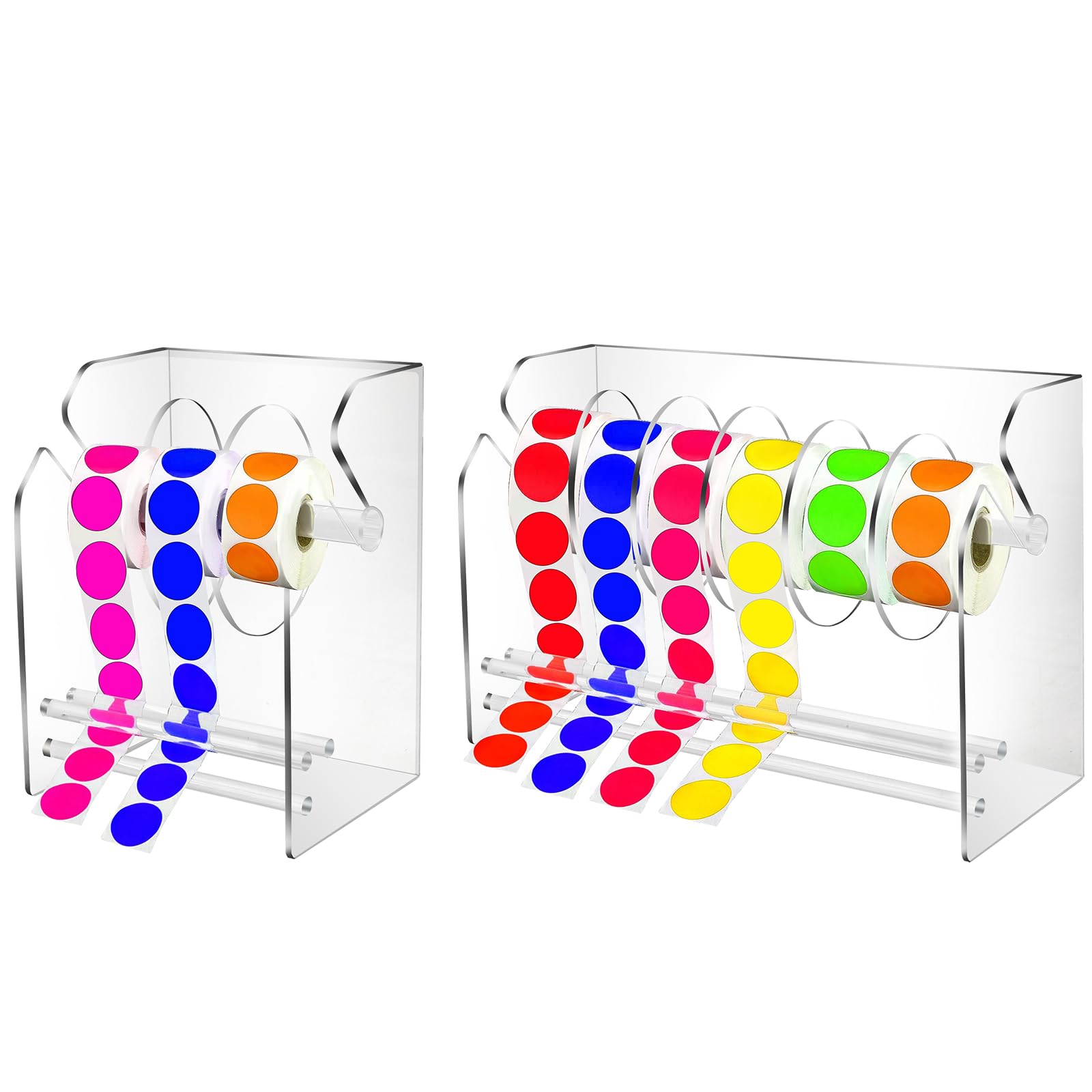 Amazon.com : Adjustable Label Dispenser Acrylic Sticker Dispenser ...