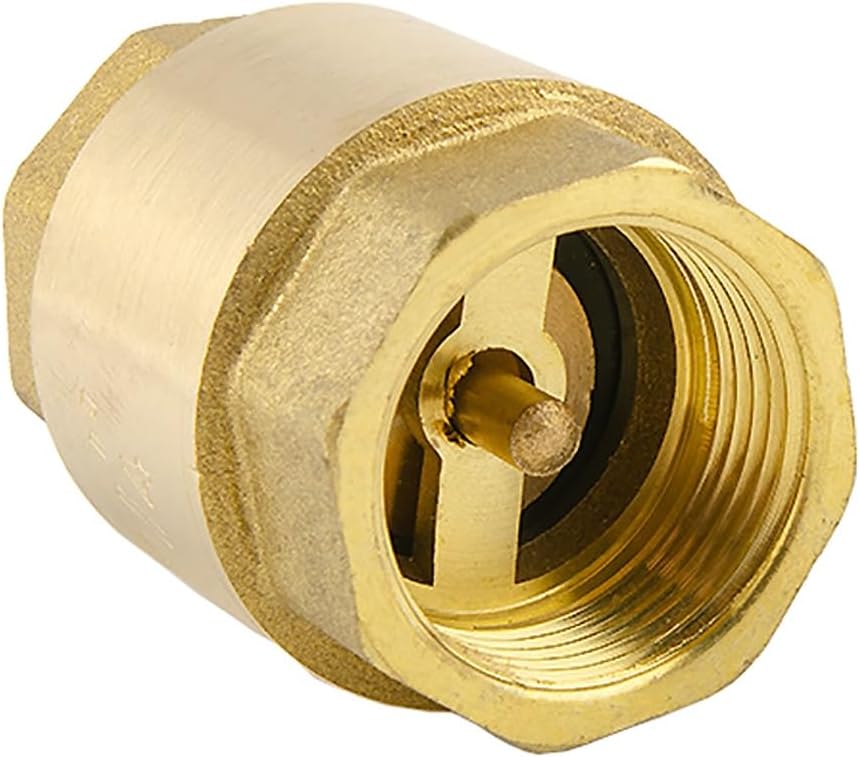 Amazon.com: Brass Check Valve Non Return Check Valve Single, 1/2" 3/4 ...
