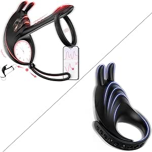 Amazon.com: Vibrating Cock Ring Male Vibrators - Male Sex Toys for Men ...