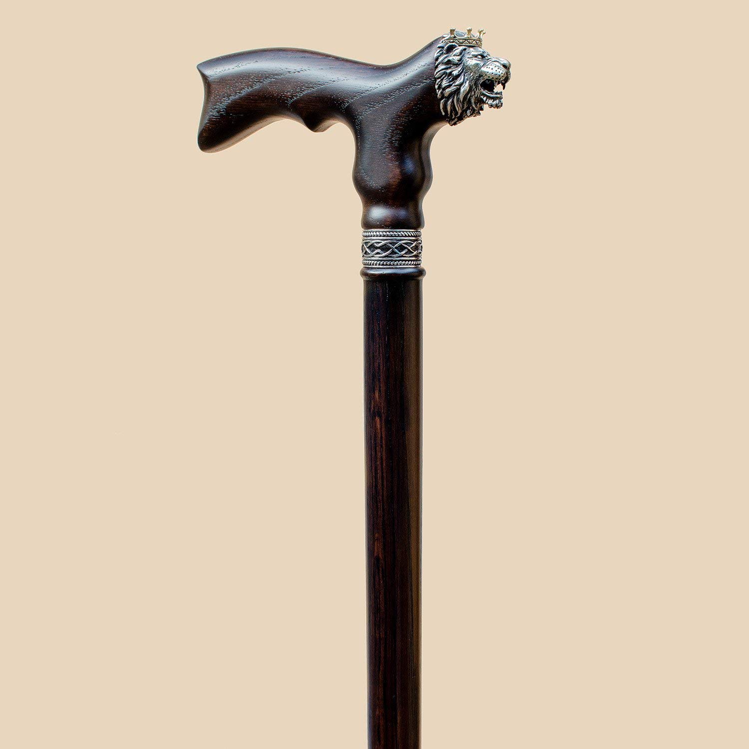 Custom Lion King - Walking Cane Cool Men's Wooden Canes Stylish Walking ...