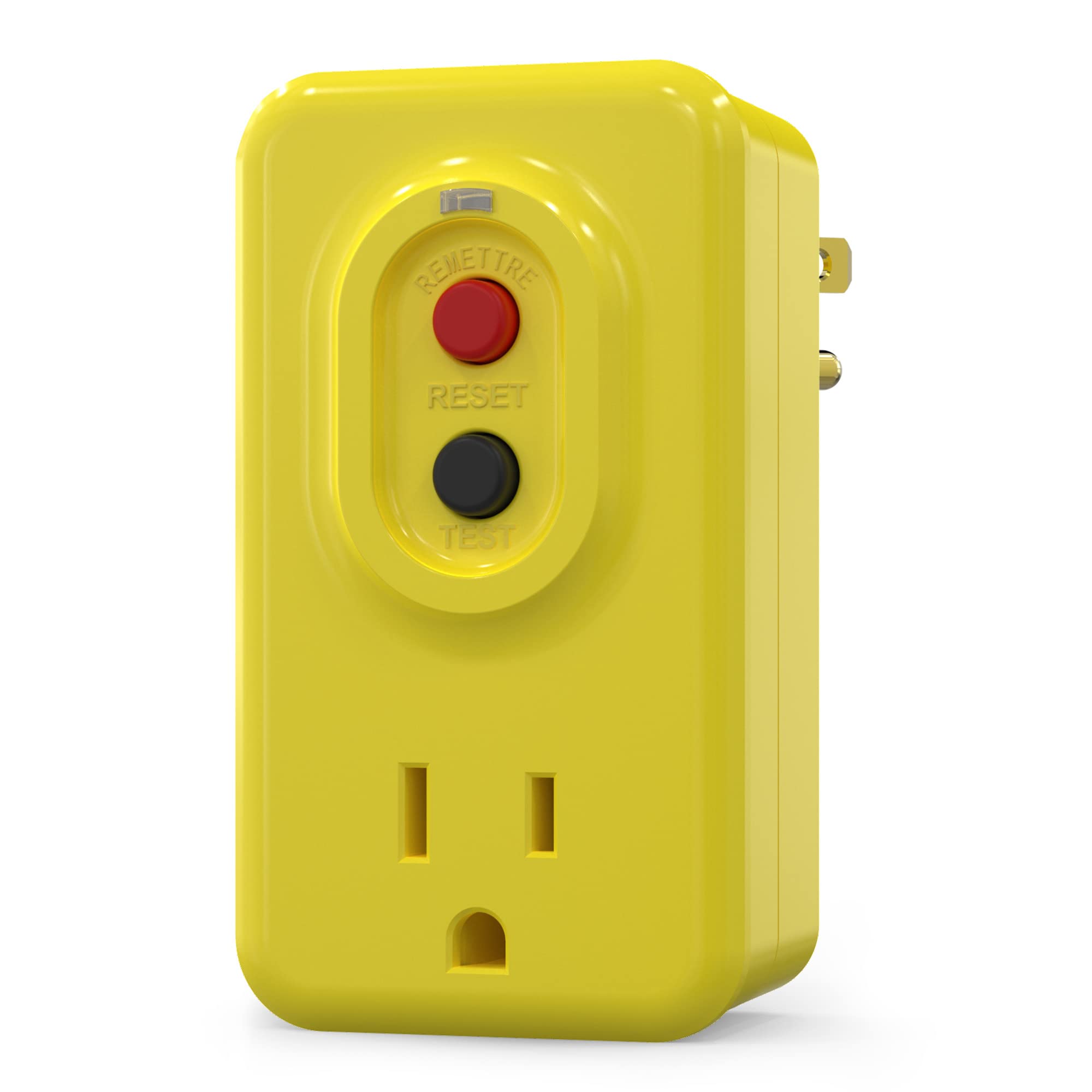 Snapklik.com : AIDA GFCI Adapter, 15 AMP Single Outlet Grounded 3-Prong ...