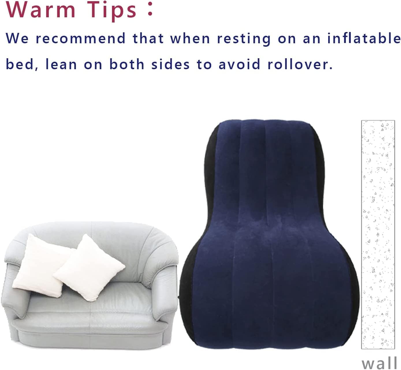 Buy Inflatable Sofa Chair PVC + Rubber + Nylon Portable Inflatable Sofa ...