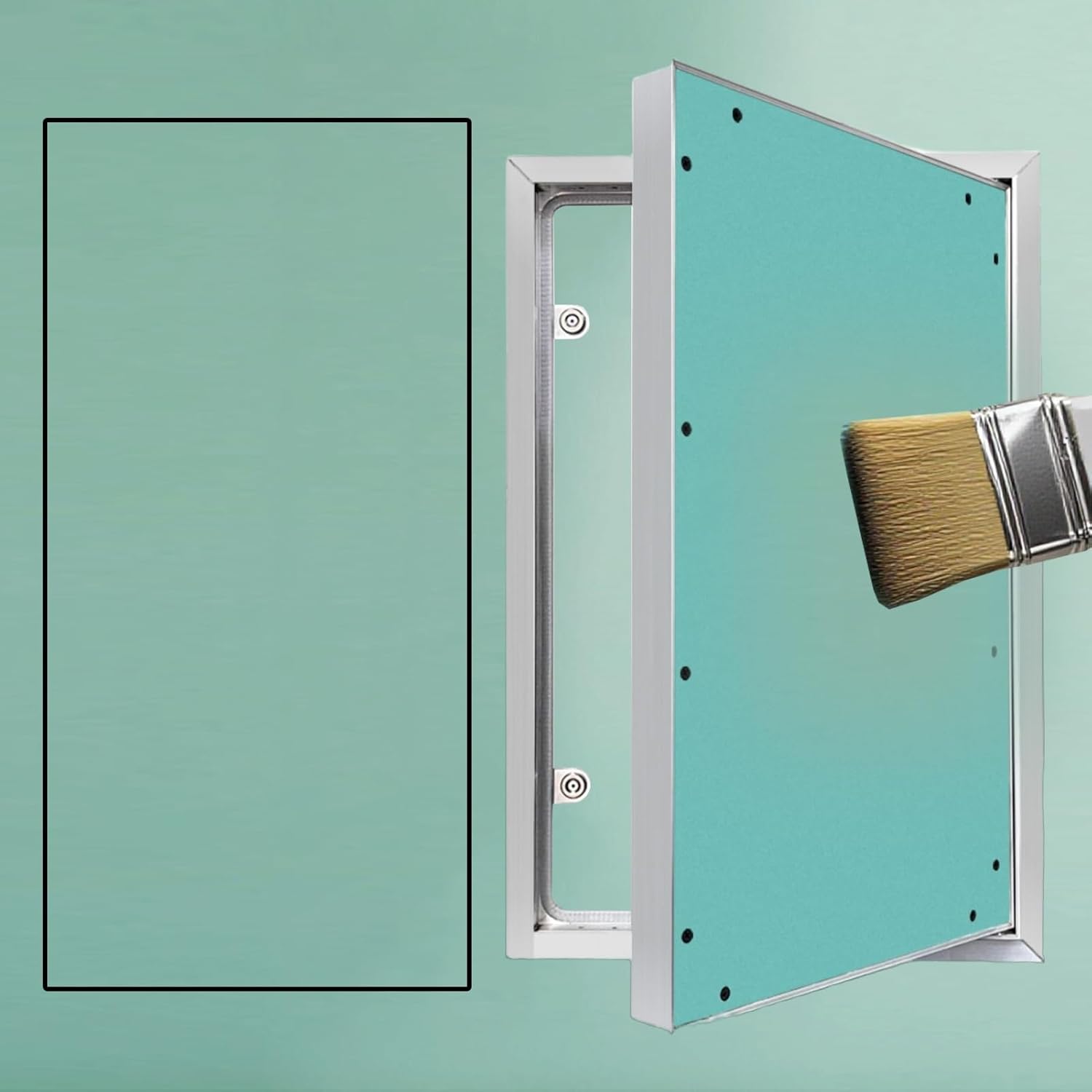 Innovz Gypsum Board Access Door Push to Open, Paintable Sheet Rock ...