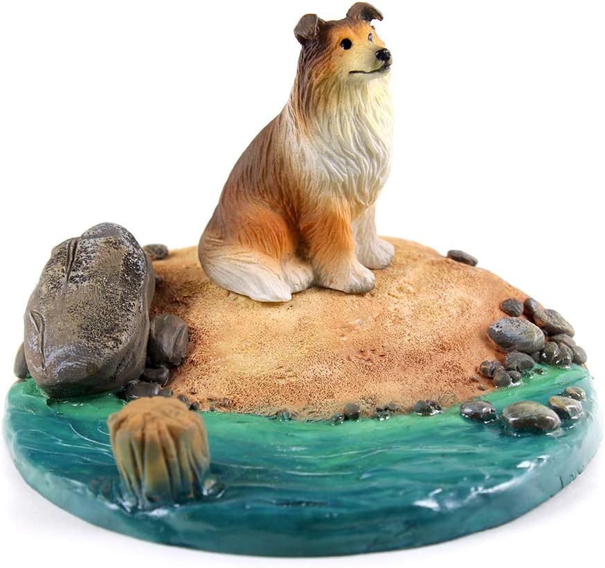 Amazon.com: Veronese Design 5 1/4 Inch Rough Collie Dog Figurine Animal ...