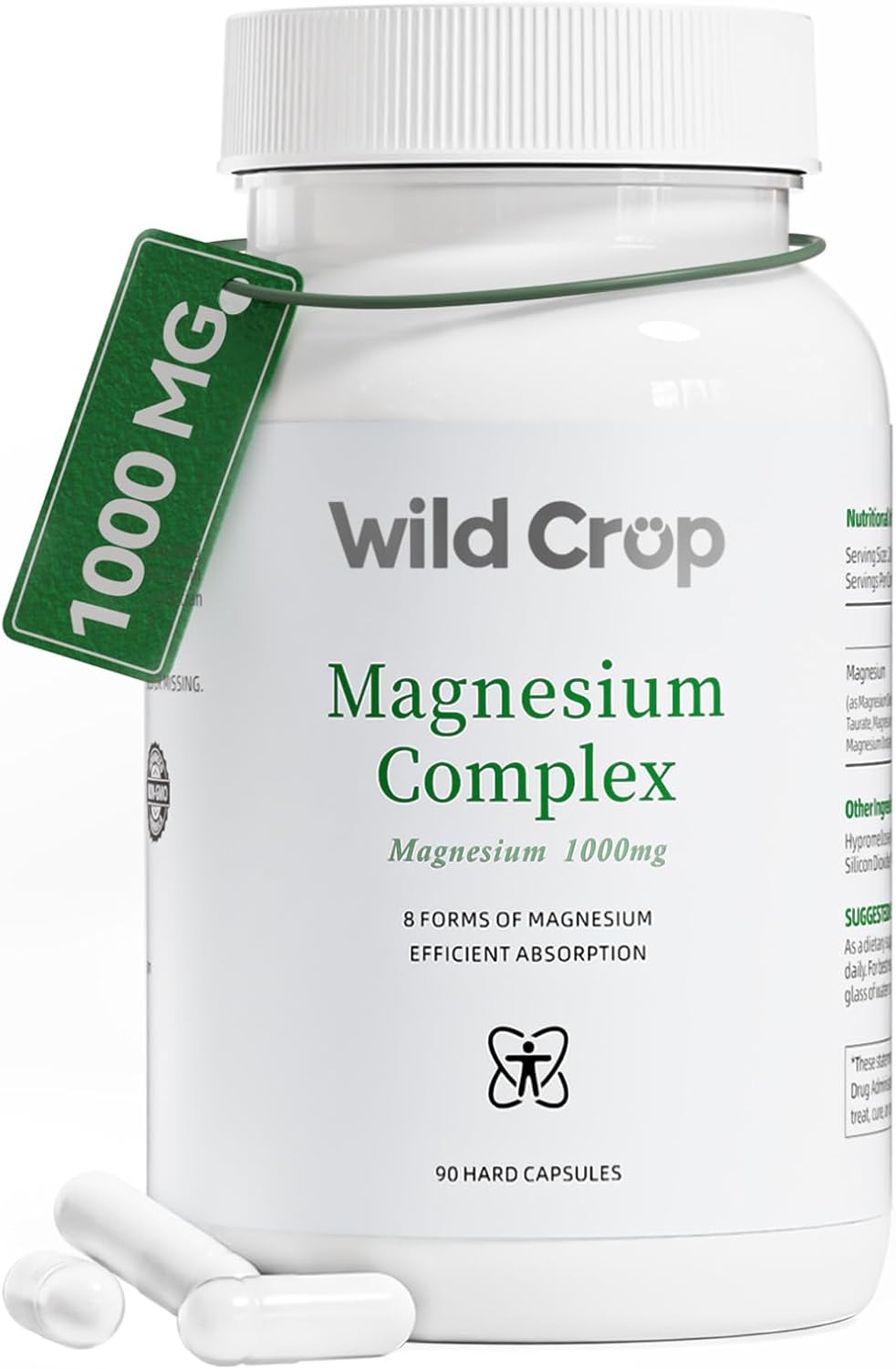 Amazon.com: Magnesium Complex 1000 mg, 8 Forms Magnesium Oxide ...