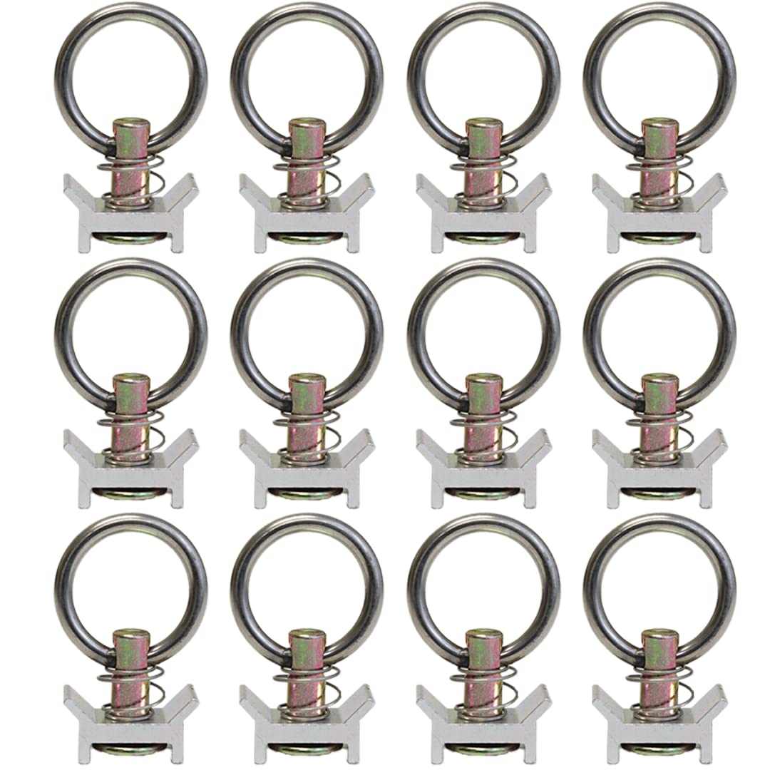 Amazon.com: Boxer 12 Pack Single L Track 4,000lbs Capacity Fitting ...