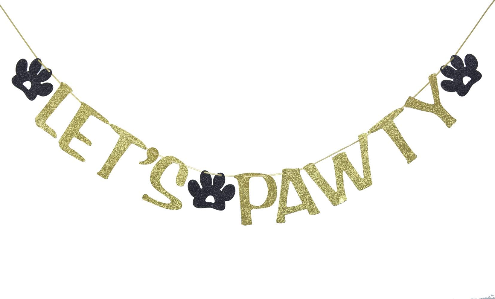 Amazon.com: Dog Themed Party Banner Garland for Pet Birthday Party ...