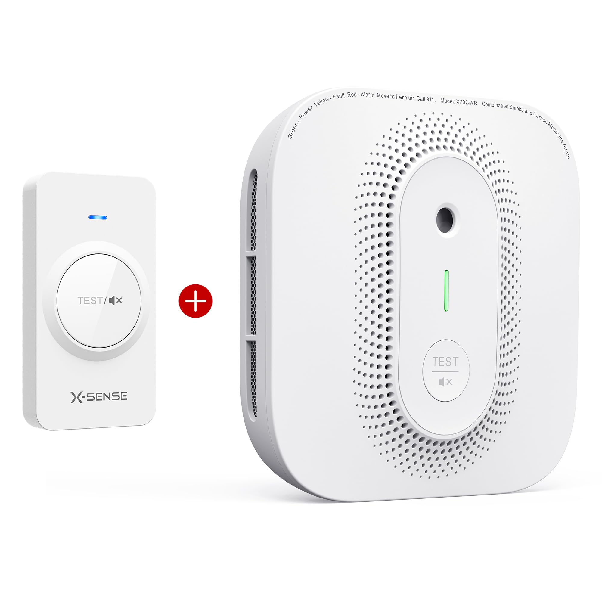 X-Sense Combination Smoke and Carbon Monoxide Detector with Voice ...