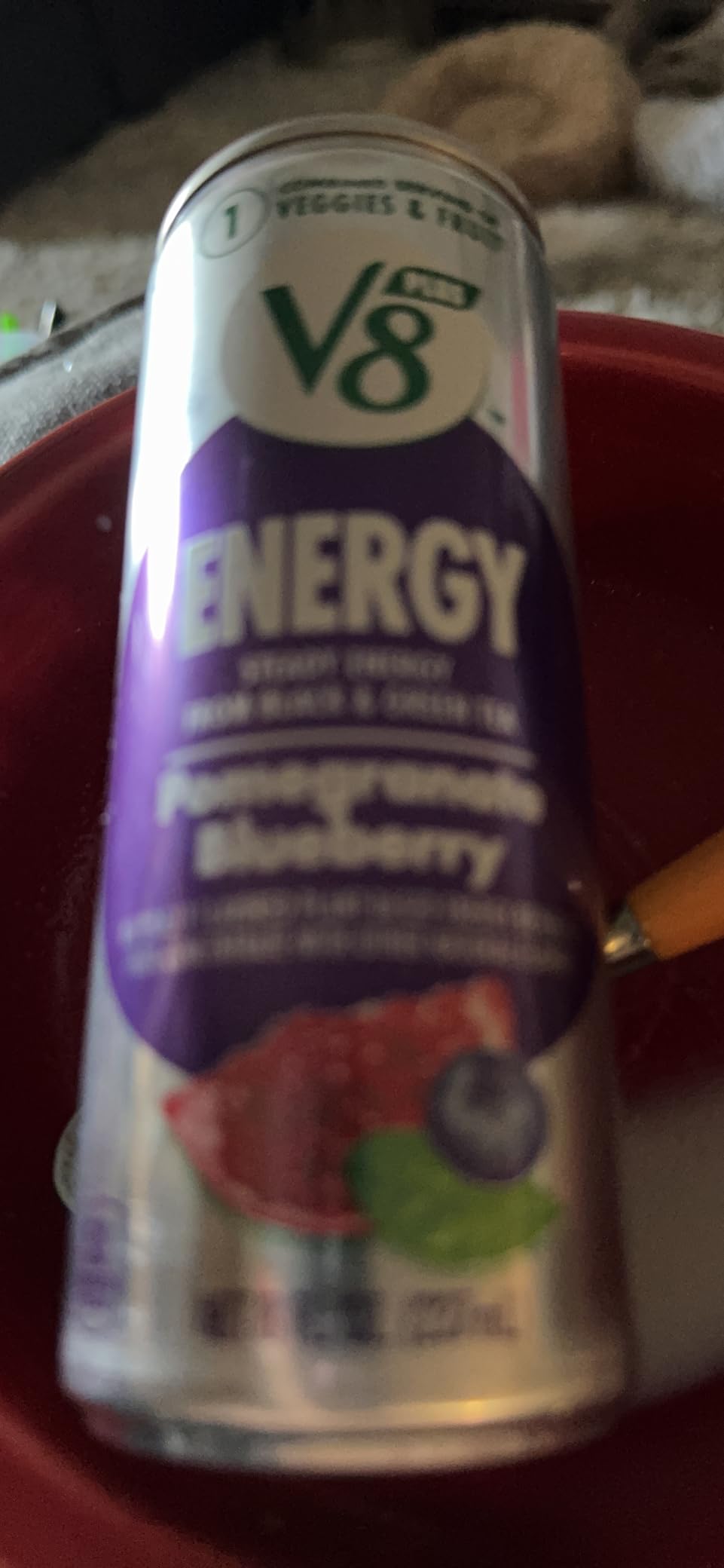 Amazon.com : V8 +Energy Pomegranate Blueberry Juice Energy Drink, 8 fl ...