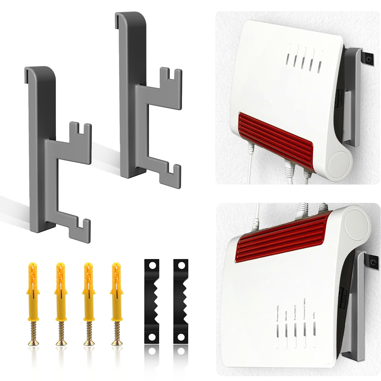 Wandhalterung für Fritzbox 7590 AX/7590/7530/7510/5590/6660 Router mit ...