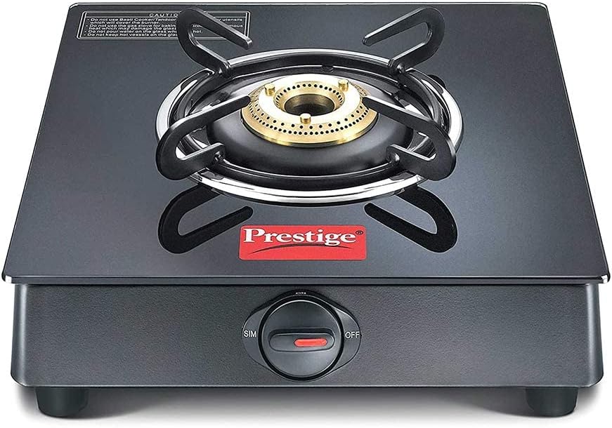 Prestige Gas Stove Prithvi - Single Burner, Silver, Manual Ignition ...