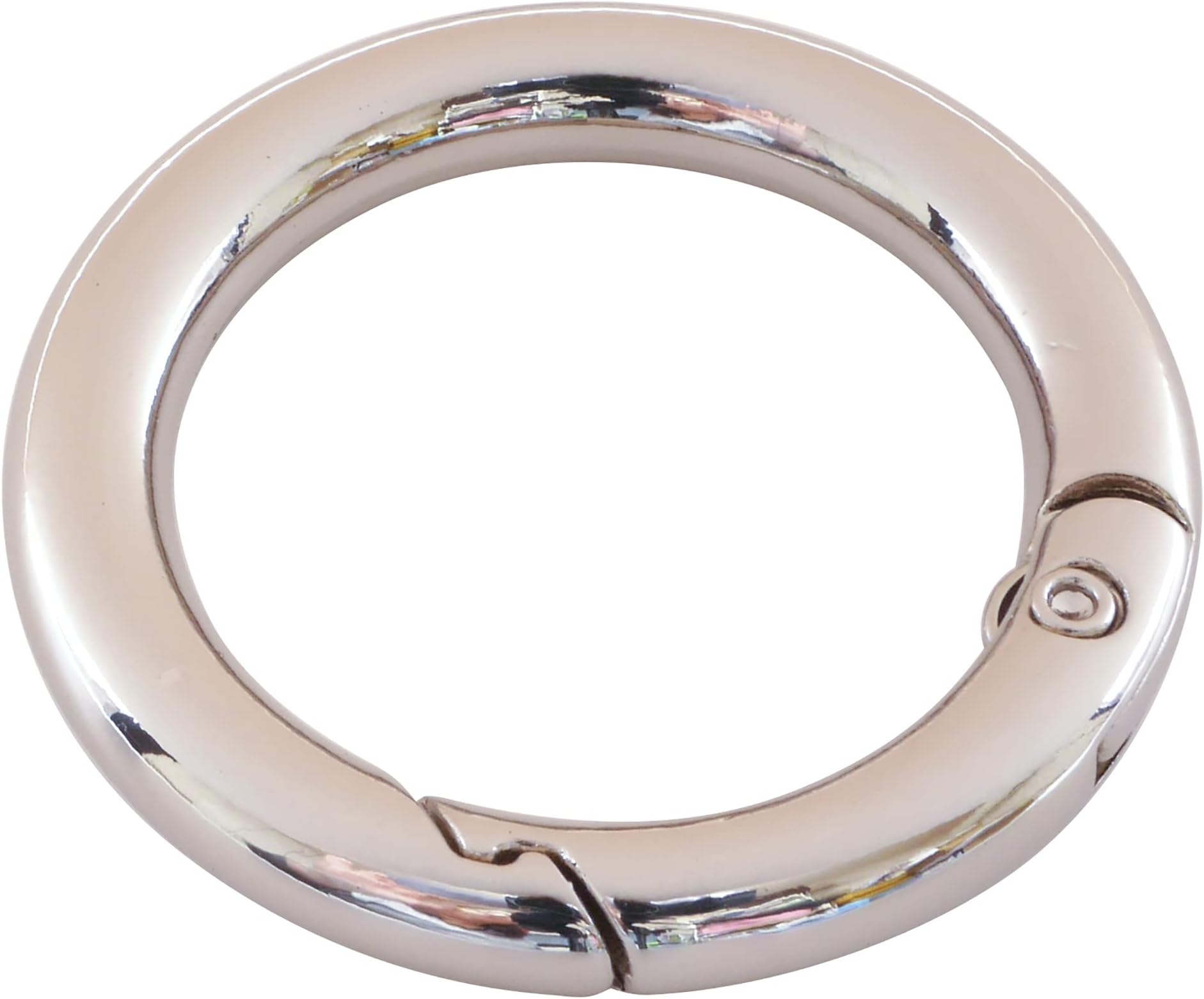 Amazon | メルヘンアート(Marchenart) ハイクラスパーツ ラウンドカラビナ 中(外径35mm・内径26mm)1個入り S 1168 シルバー | アクセサリパーツ 通販