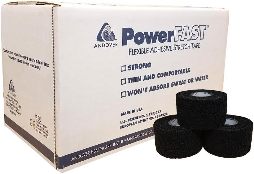 Amazon.com: Powerfast Andover Tape Case - Black - 1.5inx5yd - 32 Rolls ...
