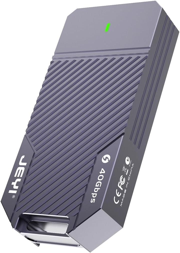 Amazon.com: JMT USB 4.0 SSD Enclosure 40Gbps M.2 NVMe 2280 to USB-c ...