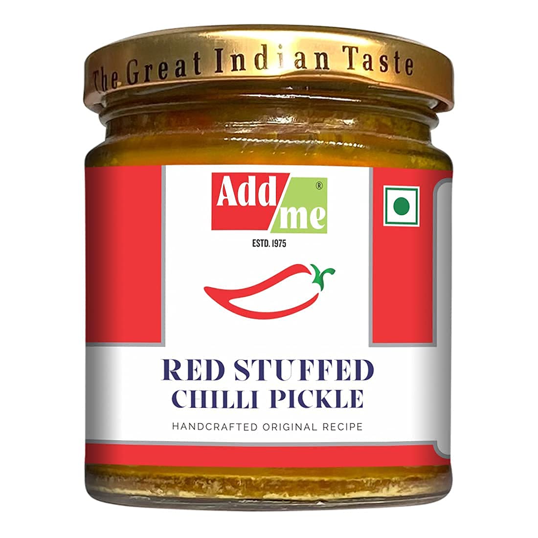 Buy Add Me Red Stuffed Chilli Pickle 200gm Homemade lal mirch mirchi ka ...