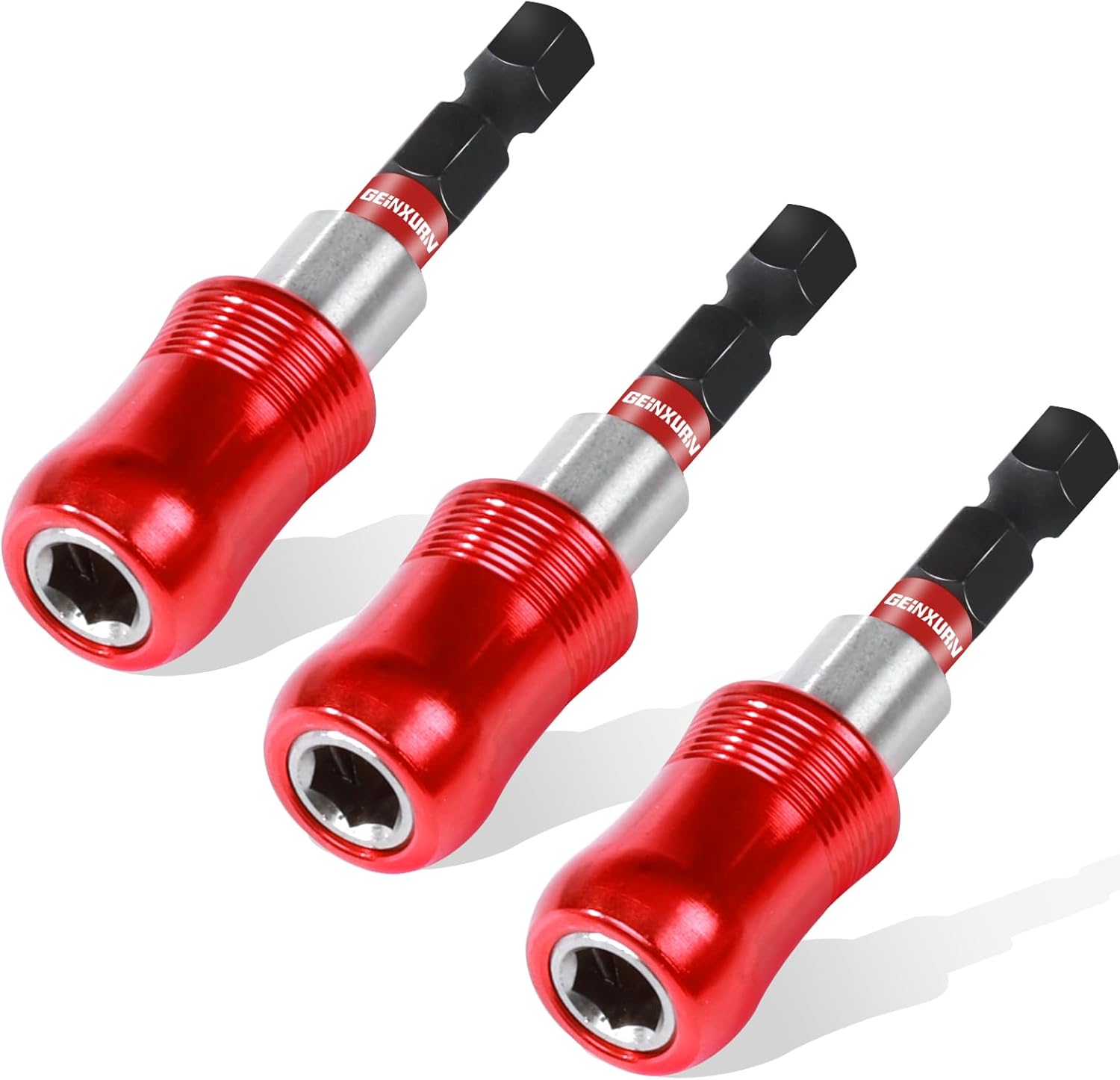 Geinxurn 2.5Inches Impact Screwdriver Bit Holders, 3PC Magnetic ...