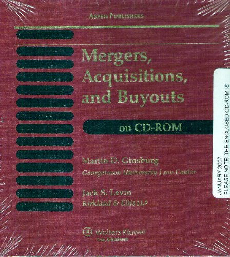 Mergers, Acquisitions, and Buyouts: Martin D. Ginsburg: 9780735567306 ...