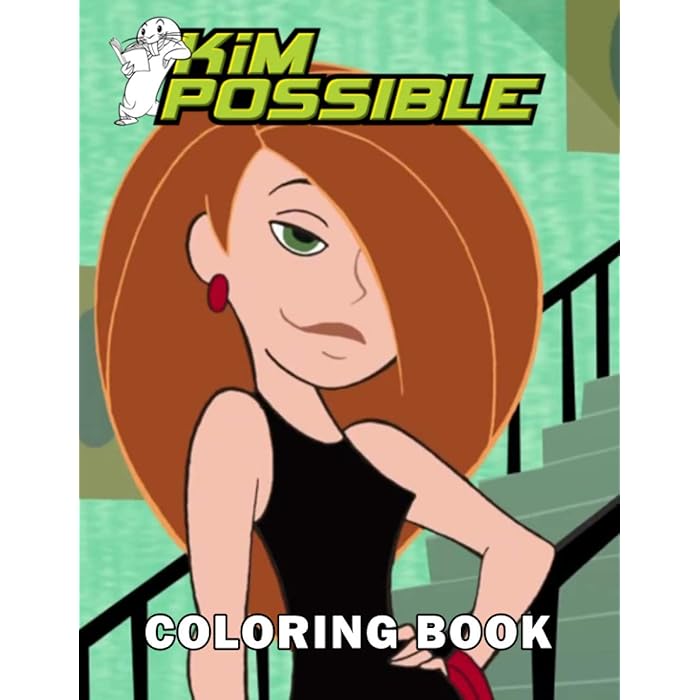 Buy Kim Possible Coloring Book: Exclusive Artistic Illustrations for ...