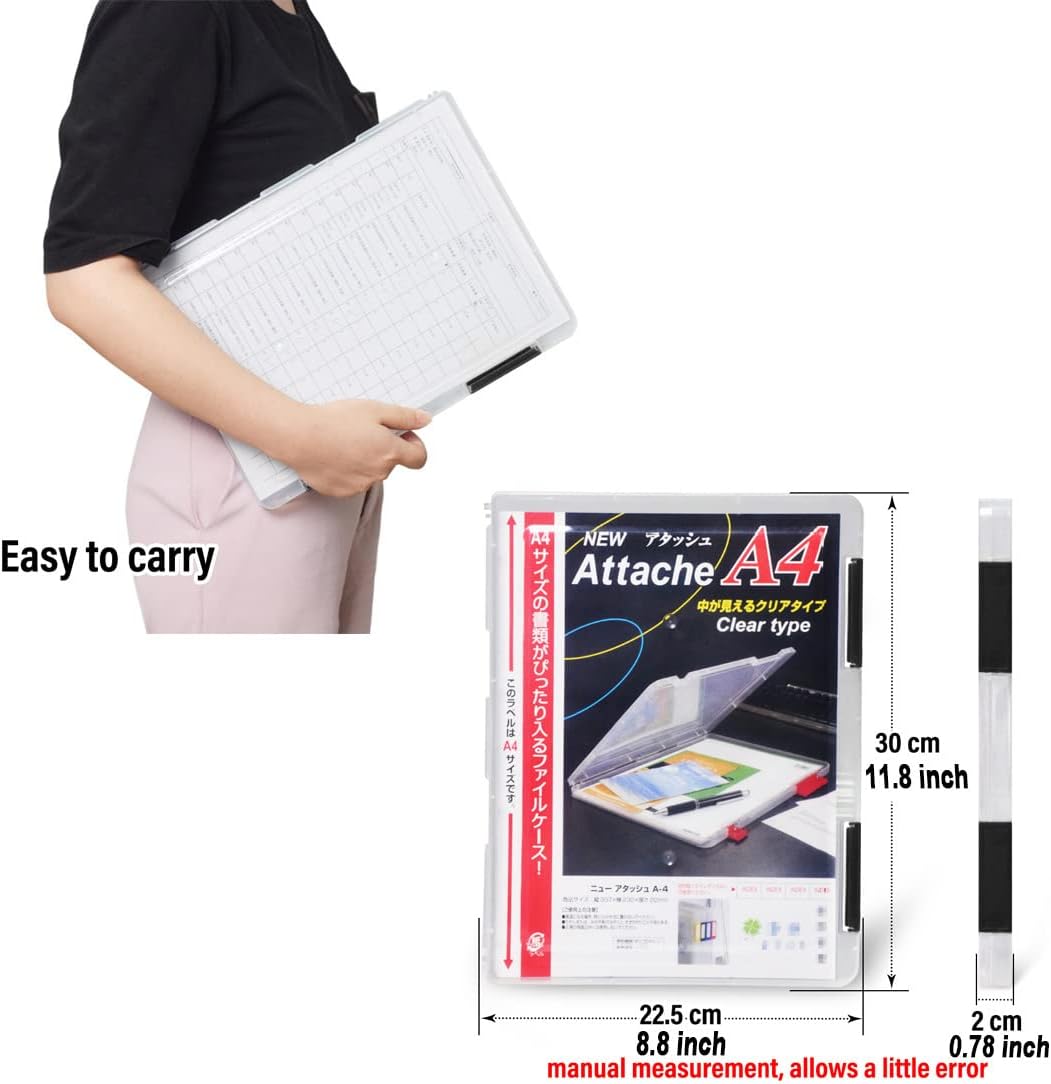 Lemical PP Sturdy File Holder Waterproof A4 Letter Size File Protector ...