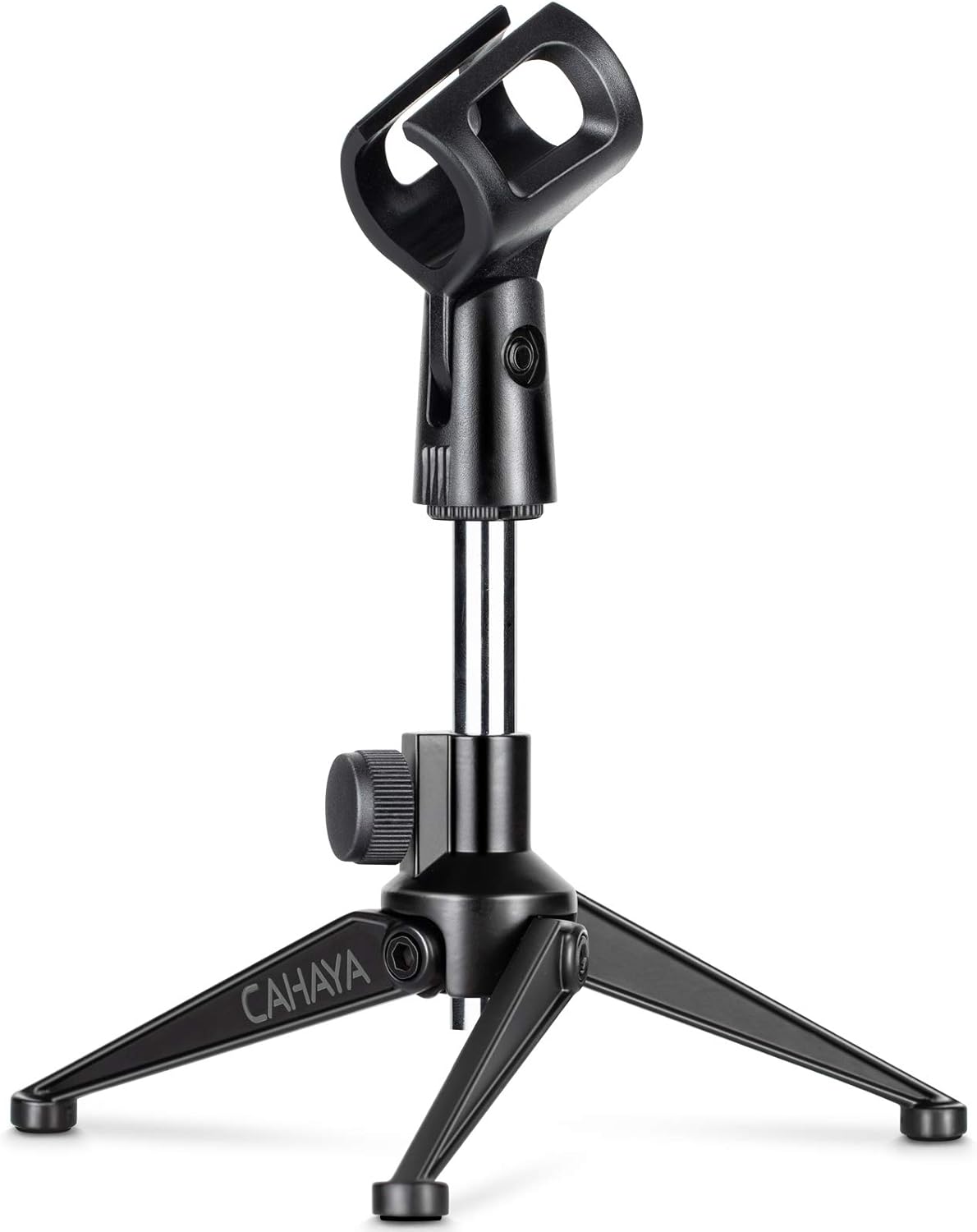 Amazon.com: CAHAYA Microphone Stand Desktop Adjustable with Mic Clip ...