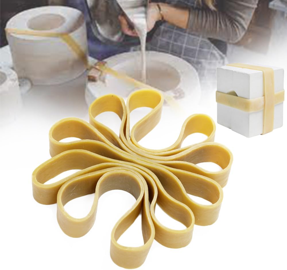 Amazon.com : Plaster Mold Rubber Band for Potters Ceramic, Home ...