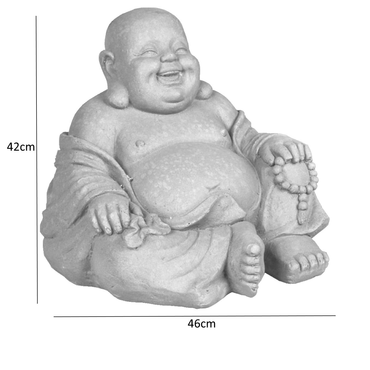 Happy Buddha Garden Statue Laughing Baby Monk Indoor And Outdoor