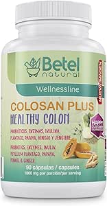 Amazon.com: Colosan Plus Colon Cleanse Cápsulas por Betel Natural ...