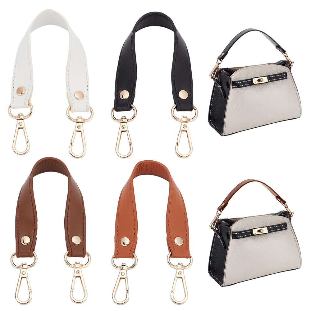 Amazon.com: WADORN 4 Colors Short Leather Purse Handle, 11.2 Inch PU ...