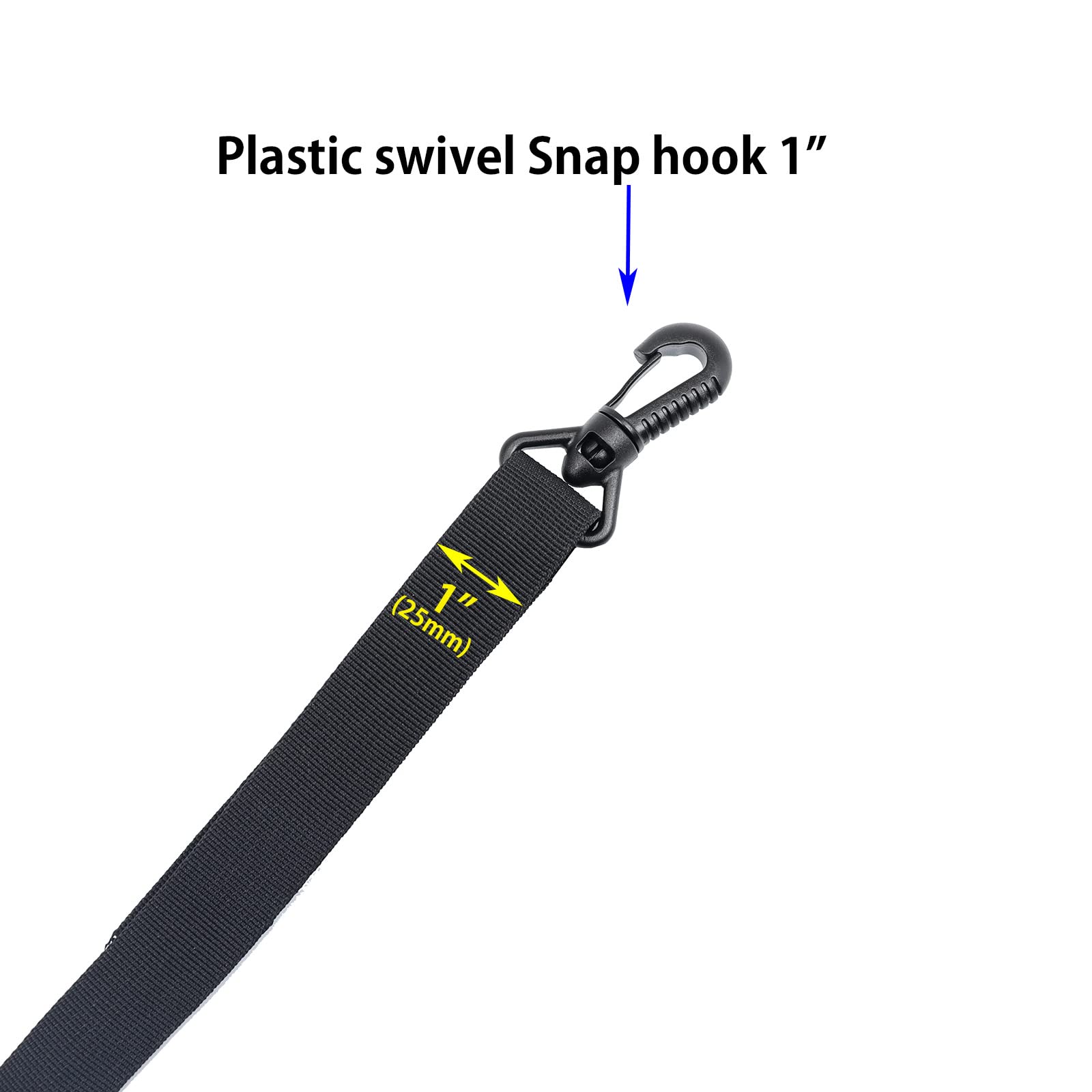 Snapklik.com : Baitoo Plastic Snap Hooks Swivel Snaphook Push Gate Clip ...
