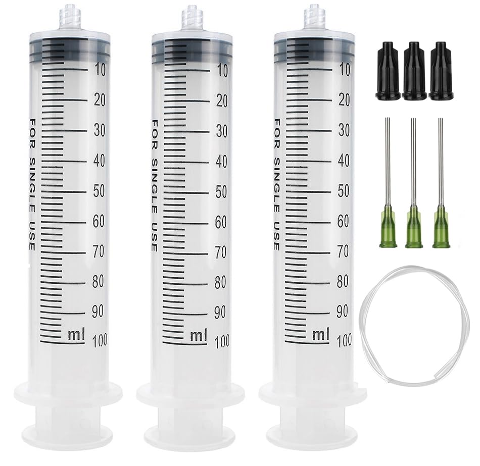 Snapklik.com : 3 Pack 100ml Syringes