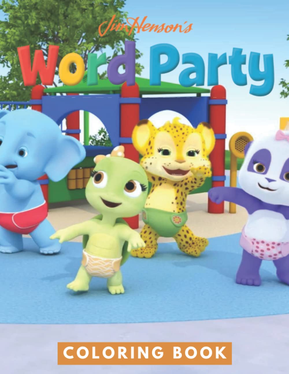 Wȯrd Párty Coloring Book: JUMBO Wȯrd Párty Colouring Book For Children ...