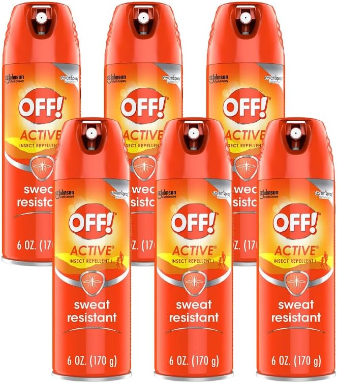 Amazon.com: OFF! Active Insect Repellent, Sweat Resistant 6 oz (Pack of ...