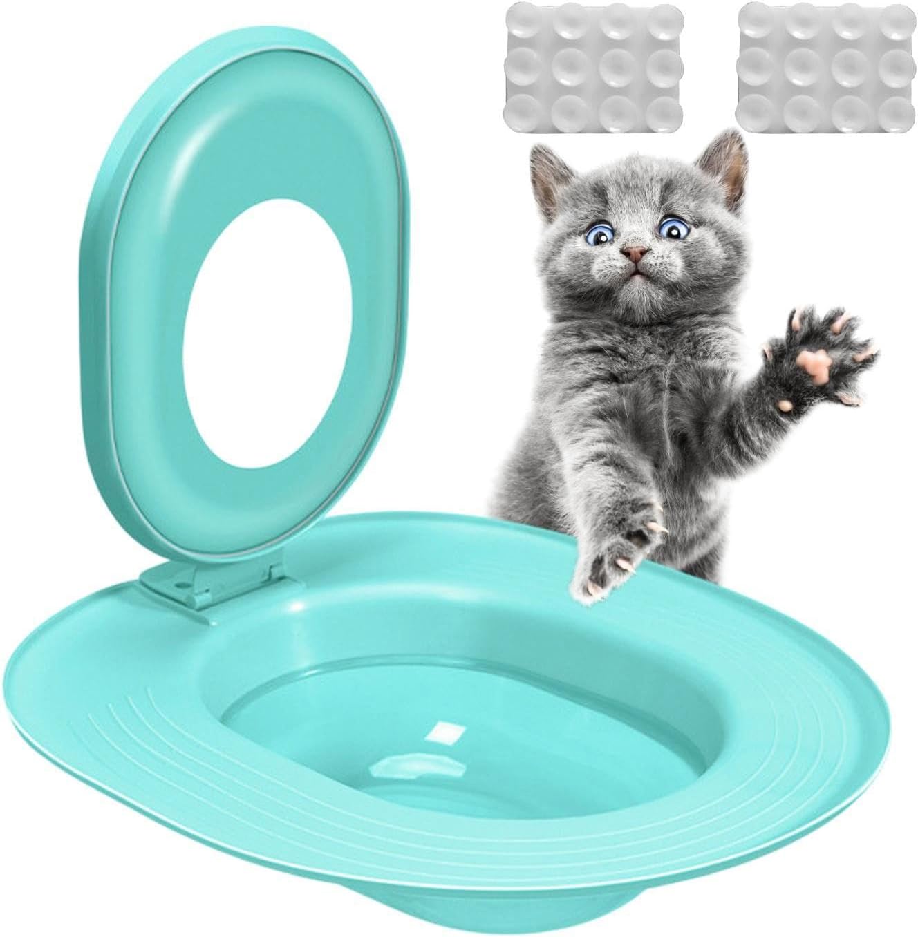 Moreeulsi Cat Toilet Trainer Kit, 39x36.5cm Kitten Potty Training ...