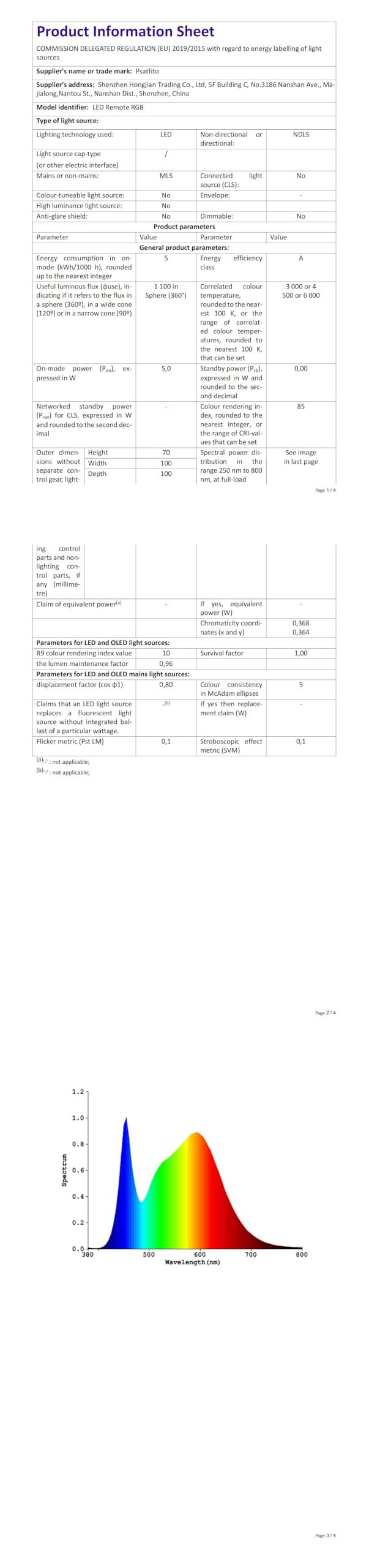 Rechargeable Light Bulb with Remote Control Timer, 2Pcs 3W 16 Colourful ...