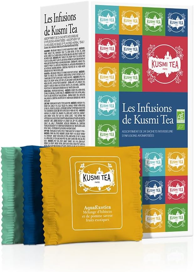 Kusmi Tea - Coffret "Kusmi Infusions" - Assortiment de Thés Bio - Idée Cadeau Homme et Femme ...