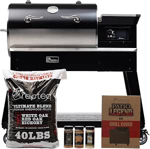 Amazon.com : recteq Patio Legend 400 Pellet Smoker, Pellet Grill with ...