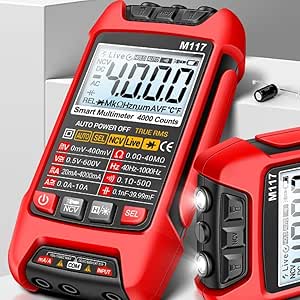 Digital Multimeter, M117 Digital Multimeter Multifunctional Automatic ...