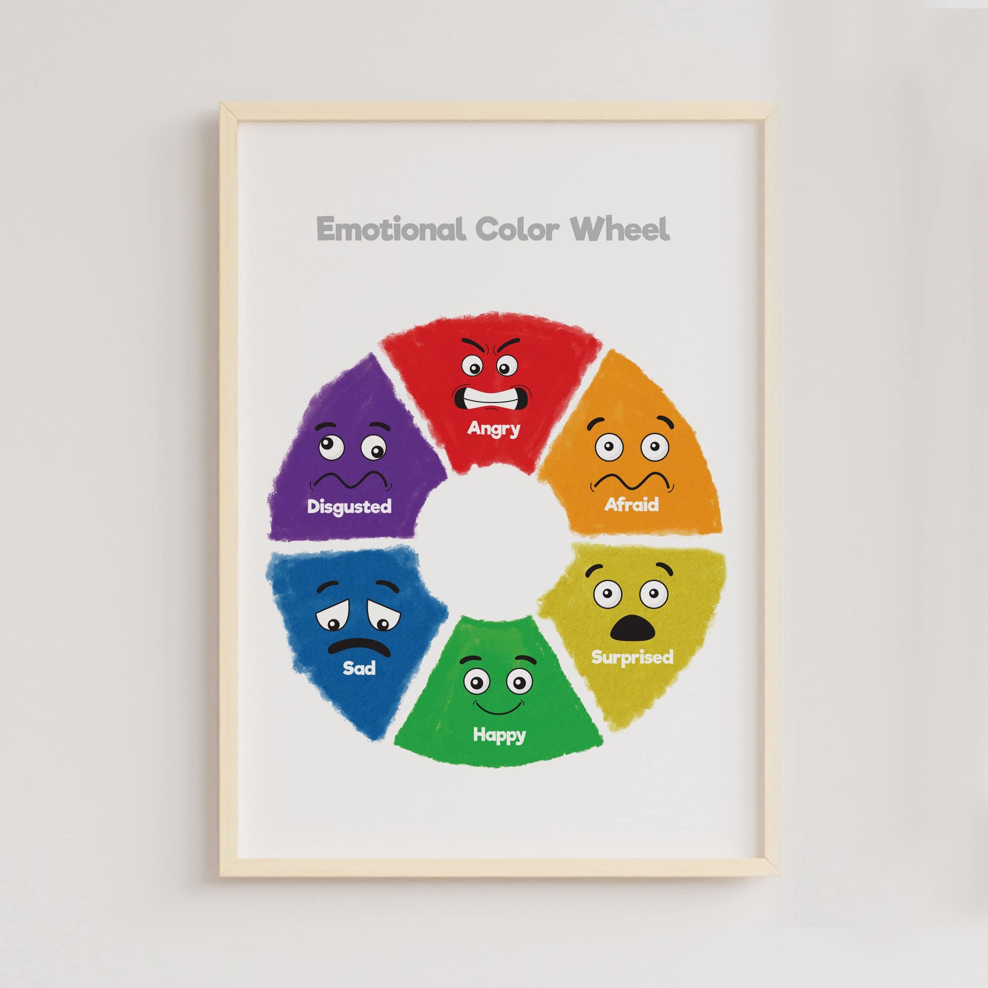 Emotional Color Wheel Emotions Chart Poster Feelings Chart Poster ...
