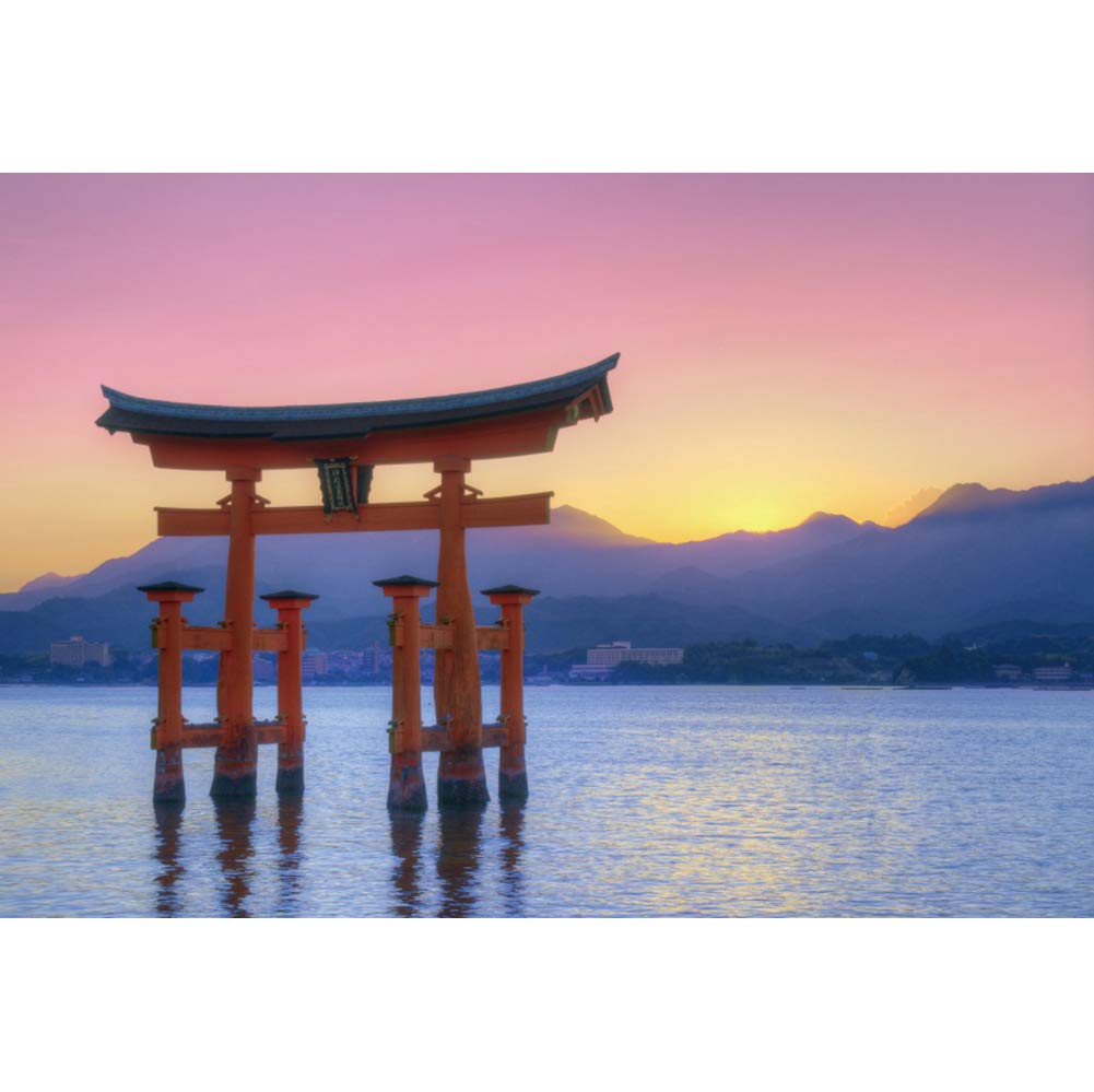 Buy YongFoto 10x7ft Japanese Style Backdrop Miyajima Tori Gate ...